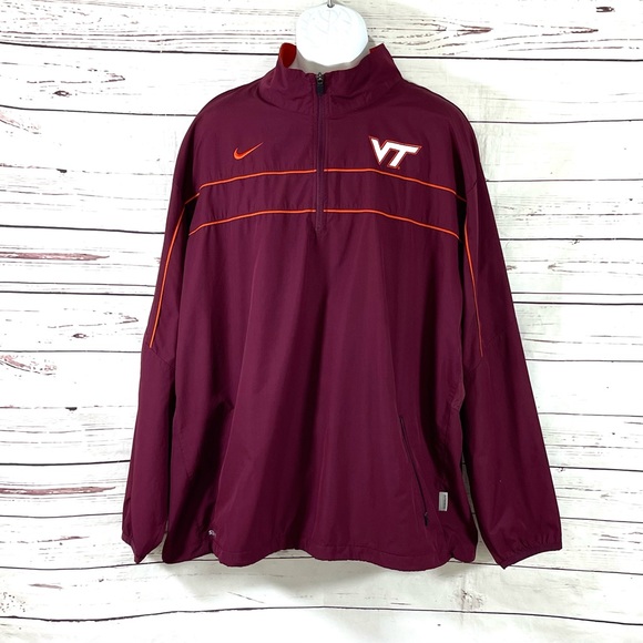 Nike | Jackets & Coats | Nike Virginia Tech Windbreaker Jacket Mens Xxl ...